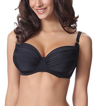 Merry Style Haut de Maillot de Bain Femme Top Soutien-Gorge P614W (Marine (6007), EU (85 B) = FR (100B))