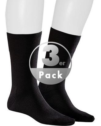 Kunert Herren Socken schwarz Baumwolle & Mix unifarben