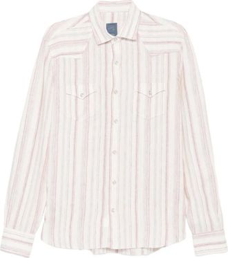 Barba Homme, Chemises, Beige, Taille: 3XL Chemise Western Ray&eacute;e
