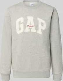GAP Sweatshirt mit Logo und Rundhalsausschnitt