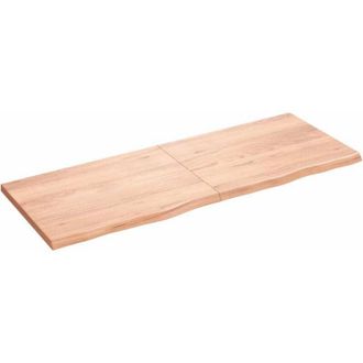 vidaXL Dessus de table marron clair 160x60x4 cm bois ch&ecirc;ne trait&eacute;