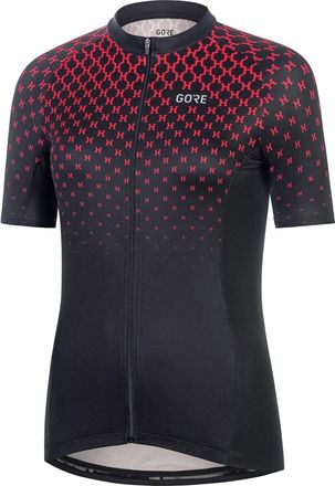 Gore Damen Fahrrad-Trikot Hakka, 36, Schwarz/Pink