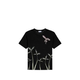 Maison Labiche T-shirt &eacute;ponge Palm Tree en coton