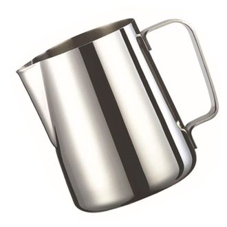 Cabilock Edelstahl Milchgie&szlig;kanne Kaffeegie&szlig;kanne Becher Mit Sp&uuml;lmaschinenfestheit F&uuml;r Milch Oder Sahne Schaumverwandlung