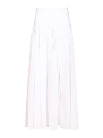 Staud Jupe Midi - Blanc