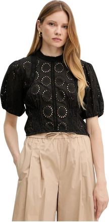 Twinset Damen, Blusen & Hemden, Schwarzk, SGr&ouml;&szlig;e