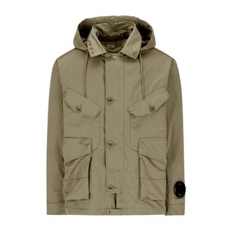 C.P. Company Gr&uuml;ne Jacke im Milit&auml;rstil - - Coats - Herren - Gr&uuml;n - XL