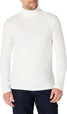 Amazon Essentials Herren Rollkragenpullover mit schmaler Passform, Weiß, XXL