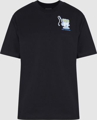 New Balance Tee-Shirt Fish And Chips Black