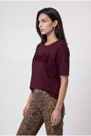Monari T-Shirt Shirt Voil&aacute; Regular fit mit Rundhalsausschnitt