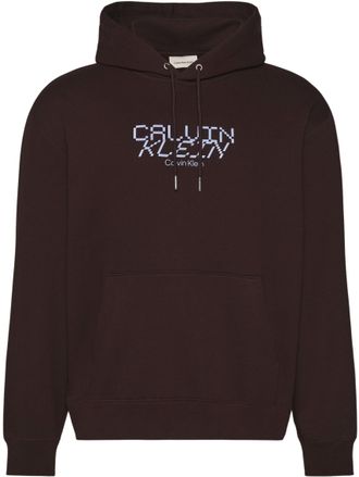 Calvin Klein Herren Ls 350Fleece Calvin Tech Graphic Lv14Le251G Sweatshirts, Brown (Rich Brown), M