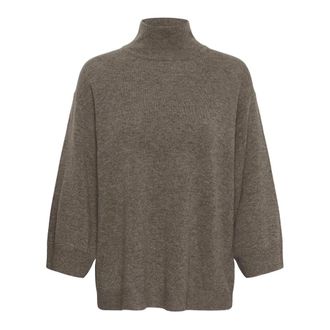 Inwear Monika Highneck - - Knitwear - Damen - Braun - 2XS