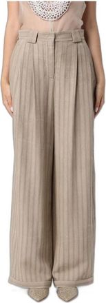 Emporio Armani Palazzo-Hose - - Trousers - Damen - Gr&uuml;n - S