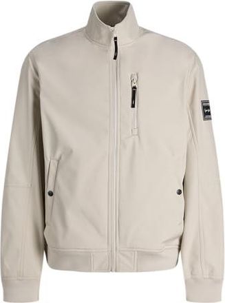 Jack & Jones Jjeparker Bomber Sn Softshell pour homme, Beige clair, L
