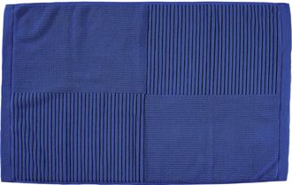 Zone Denmark Classic Badematte, Badteppich rutschfest, Duschvorleger f&uuml;rs Badezimmer aus 100% Baumwolle, Waschbar, 80 x 50 cm, Indigo Blue
