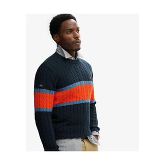 Superdry Pull &agrave; rayures en coton