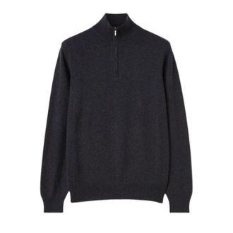 Khaite Klassischer Half-Zip - - Knitwear - Herren - Grau - M