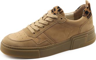 Paul Green Damen Pauls mit Wechselfußbett, Frauen Low-Top Sneaker,Plateausohle,Halbschuhe,straßenschuhe,Strassenschuhe,Hellbraun (SISAL),38.5 EU / 5.5 UK