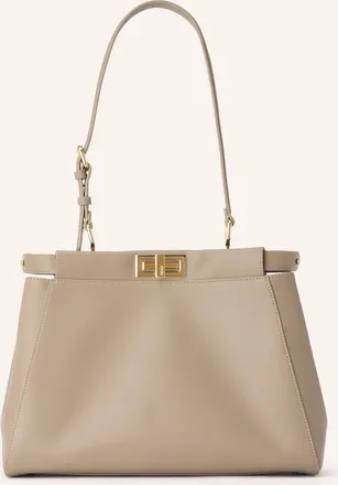 Fendi Handtasche My Peekaboo Medium grau