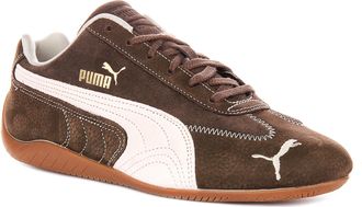 Puma Speedcat Wine C Damen Racetrack Ins Street Low Icon Sneaker, Braun / Wei&szlig;, 40.5 EU