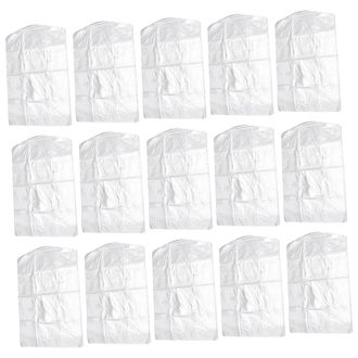 Hemobllo 20 St&uuml;ck Teiliges Transparentes Staubdichte Aufbewahrungsh&uuml;llen f&uuml;r M&auml;ntel Anz&uuml;ge Jacken Langlebige Kunststoffgarment Bags f&uuml;r Trockenreinigung und Kl
