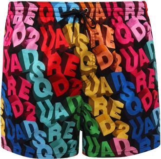 Dsquared2 Homme, Maillots de bain, Multicolore, Taille: L Boxer Midi