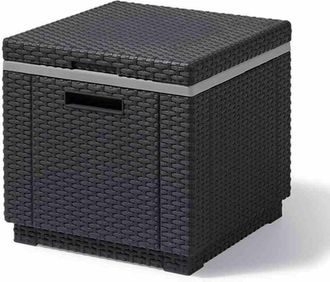 Allibert Curver - Allibert Kühlbox Beistelltisch Getränkekühler Kühlkiste Fußhocker Pflanzkübel