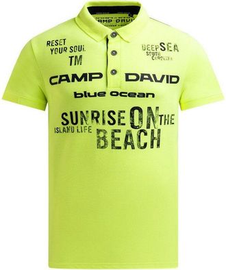 Camp David Poloshirt aus Baumwolle
