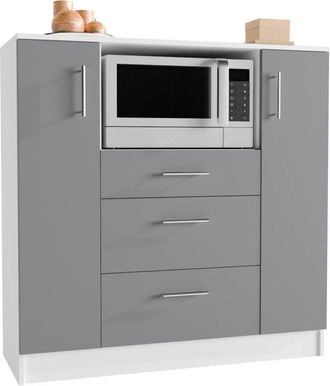 ebuy24 Ebuy24 - Küchenschrank Kommode Mikrowelle Esilo