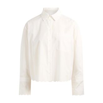 Max Mara Damen, Blusen & Hemden, Wei&szlig;, LGr&ouml;&szlig;e