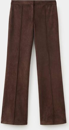 Mango Pantalon ante marron - Femme - S - MANGO