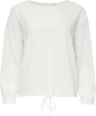 s.Oliver Bluse mit Durchzugskordel in O-Shape