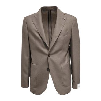 Luigi Bianchi Mantova Jack Fly 2683 Jacke - - Jackets - Herren - Beige - 3XL