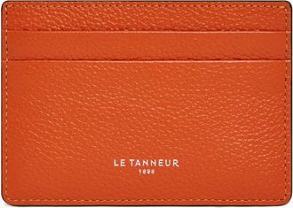 Le Tanneur Porte cartes Emile en cuir grain&eacute;