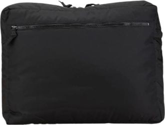 Bottega Veneta unisex, Pre-owned, Noir, Taille: ONE Size Pre-owned Nylon sacs-de-voyage