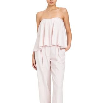 Twinset Femme, Blouses et Chemises, Rose, Taille: 38 FR Top bustier en laine m&eacute;lang&eacute;e