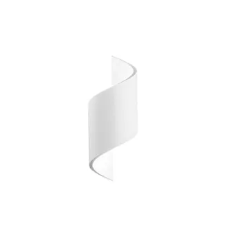 Luce-Ambiente-Design Spiral Wall Light in Paintable Plaster 30.5x12 Cm