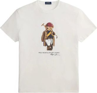 Ralph Lauren Homme, Tops, Blanc, Taille: XL T-shirt Ralph Lauren