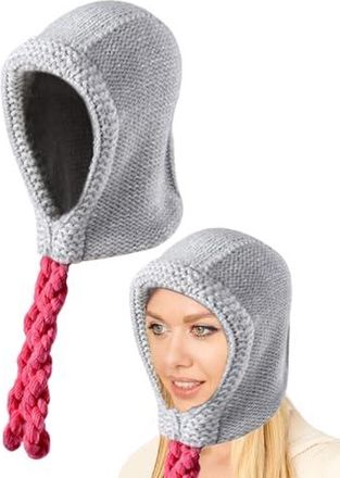 Generico Chapeau dhiver tricot&eacute; | Coiffure pour le climat froid - Chapeau avec prot&egrave;ge-oreilles pour lhiver - pour les hommes sportifs skieurs Snowboarders Ran