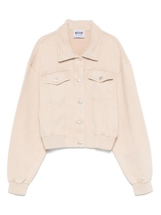 Moschino Jacke aus Baumwolle - Nude