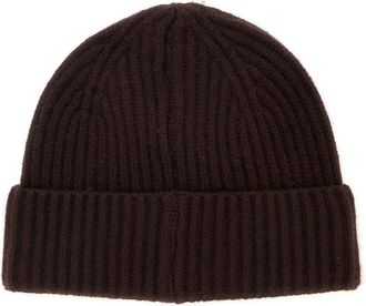 MC2 Saint Barth MOS0004 Ribbed Wool Beanie - Brown