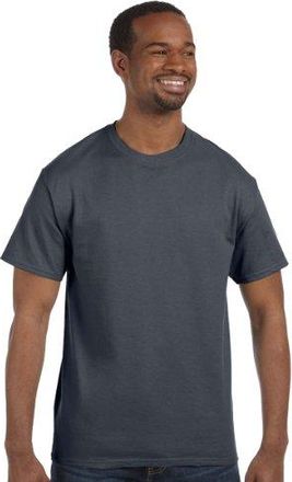 Gildan T-Shirt à Manches Courtes - Homme (XL) (Gris Sombre)