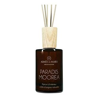 Aimee de Mars Paradis Moorea - Parfum dInt&eacute;rieur Naturel en B&acirc;tons - Diffuseur de Parfum Longue Tenue - Fragrance Fleurie et Solaire - 100 ML - Aim&eacute;e de Mars