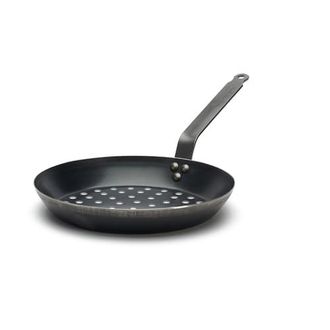 De Buyer Gem&uuml;sepfanne Outdoor, gelocht, mit Stiel, 2 mm, &Oslash; 28 - 5490.00