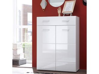 Möbelando Schuhschrank Kommode Schuhablage Schuhkommode Schrank Flurmöbel Olivia II