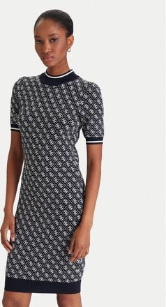Guess Strickkleid W3YK39 Z37K0 Dunkelblau Regular Fit