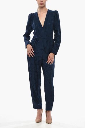 Stella McCartney Jumpsuit MICHELE Aus Seidenmischgewebe Im Jacquard Stella McCartney