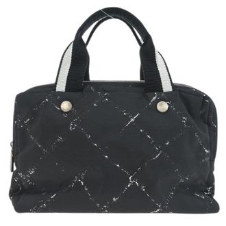 Chanel Pre-owned Nylon Handbag - - Pre-owned - Damen - Schwarzk - ONE SIZE
