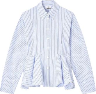 Ganni Damen, Blusen & Hemden, Blau, 2XSGröße