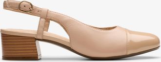 Clarks Marilyn Rose Beige Kombinationsschuhe